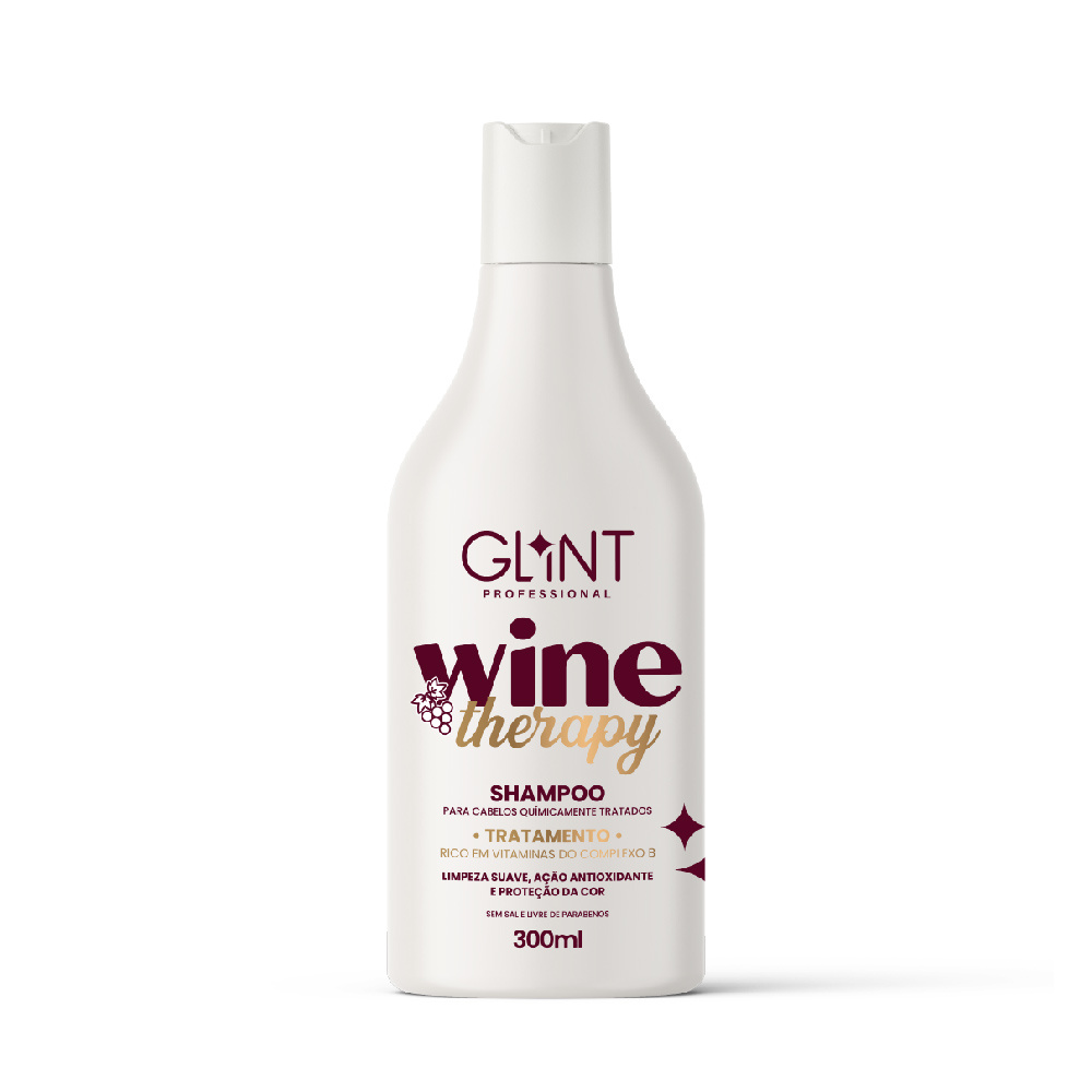 Shampoo Wine Therapy 300ml - Glint Professional