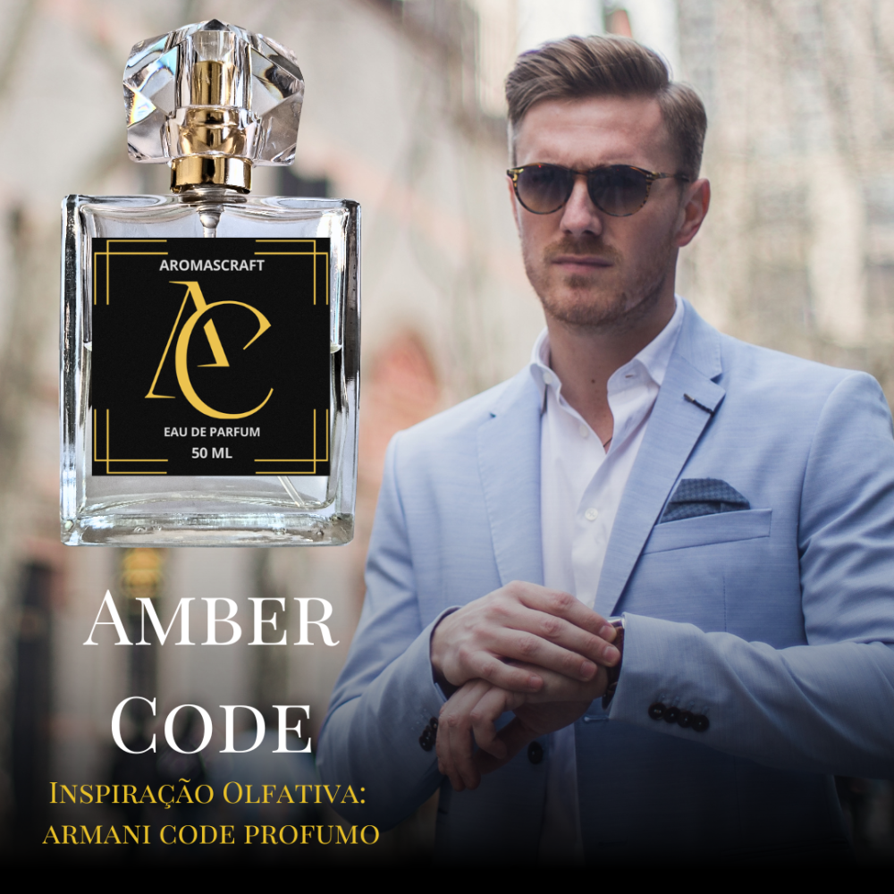AMBAR CODE- INSPIRADO EM ARMANI CODE PROFUMO - Aromascraft Perfumaria