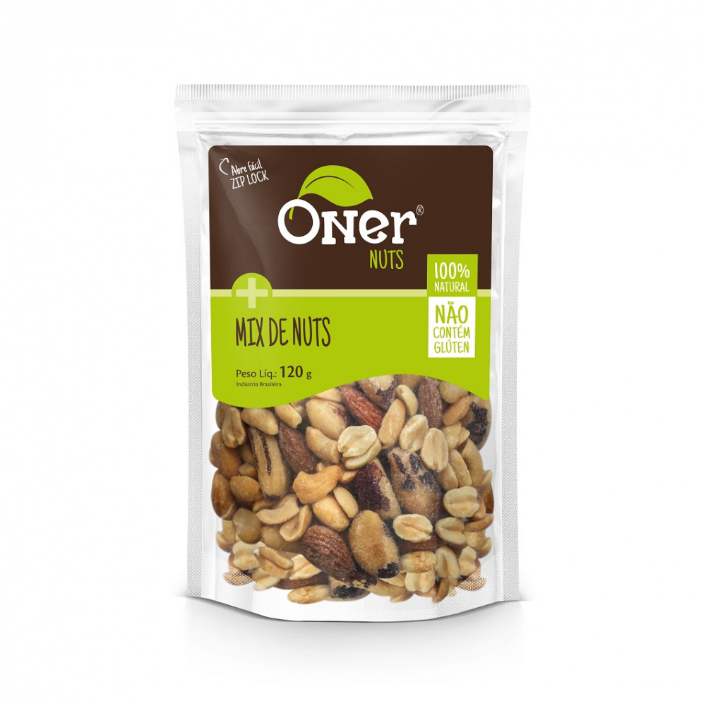 Mix de Nuts 120 g - Oner Alimentos Saudáveis