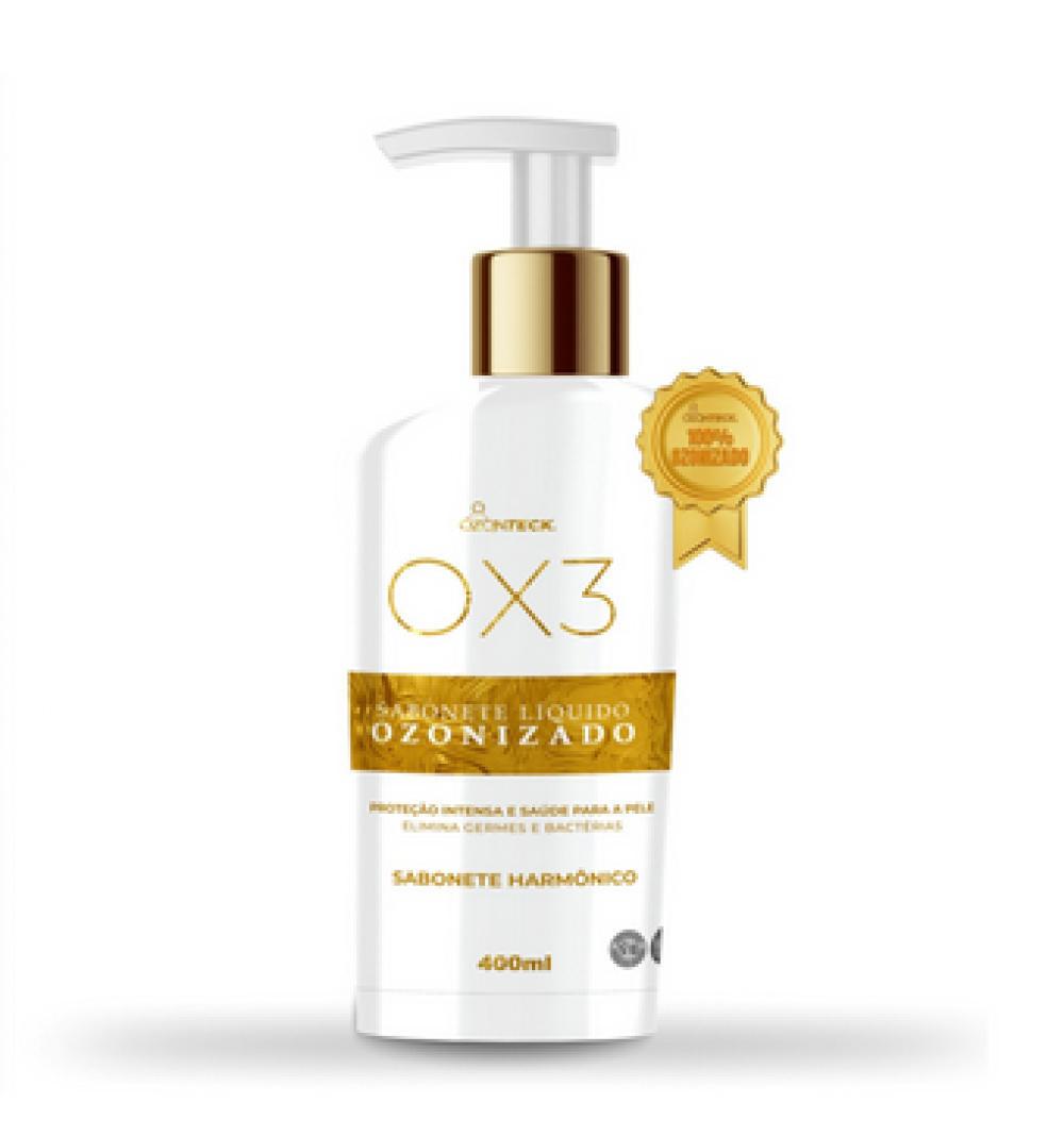 Sabonete Ozonizado OX3, 400ml - Ozonteck Loja - Loja Online de Bem ...