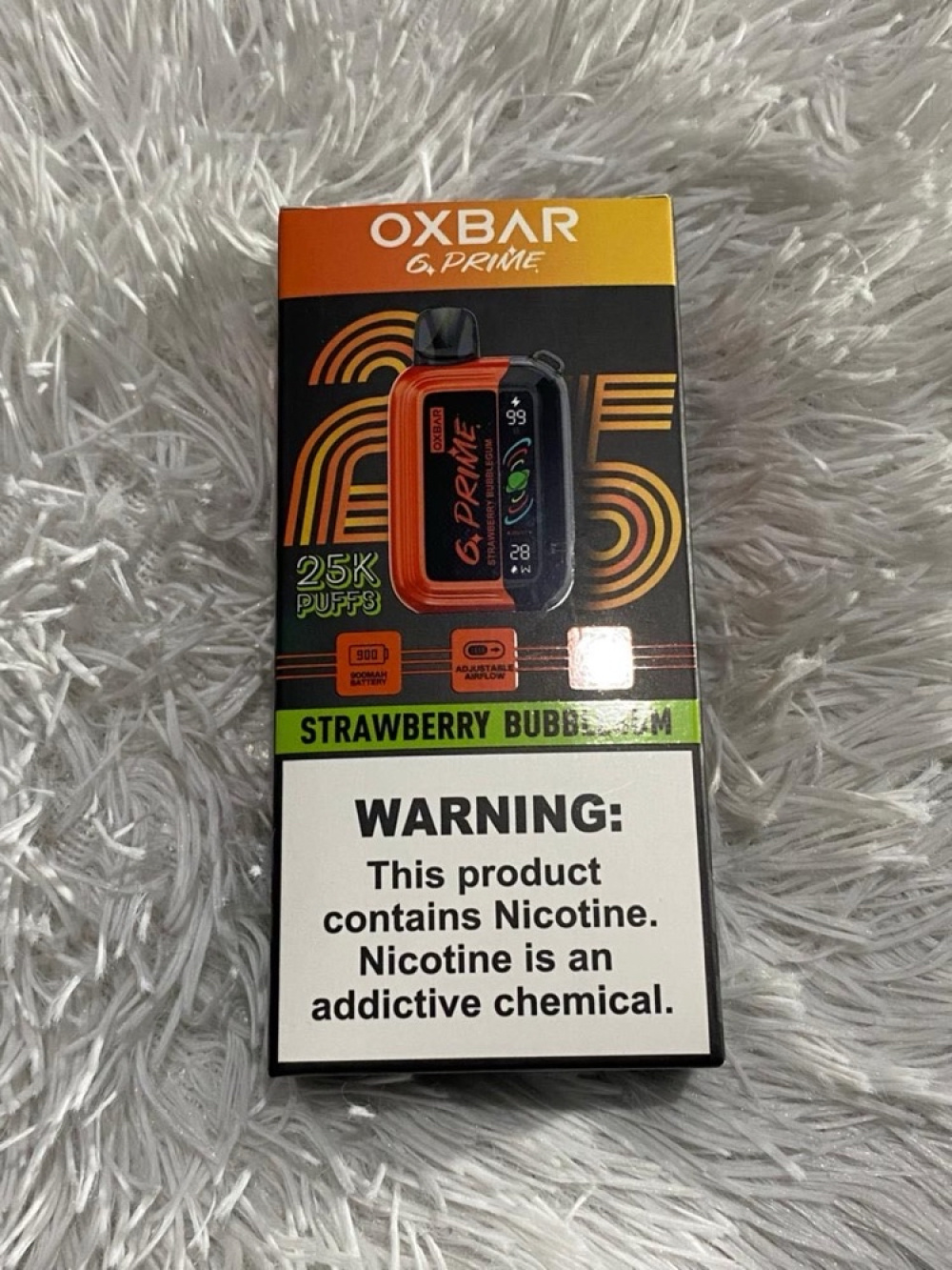 Oxbar Strawberry Bubblegum 25000 Puffs - Grk_Express