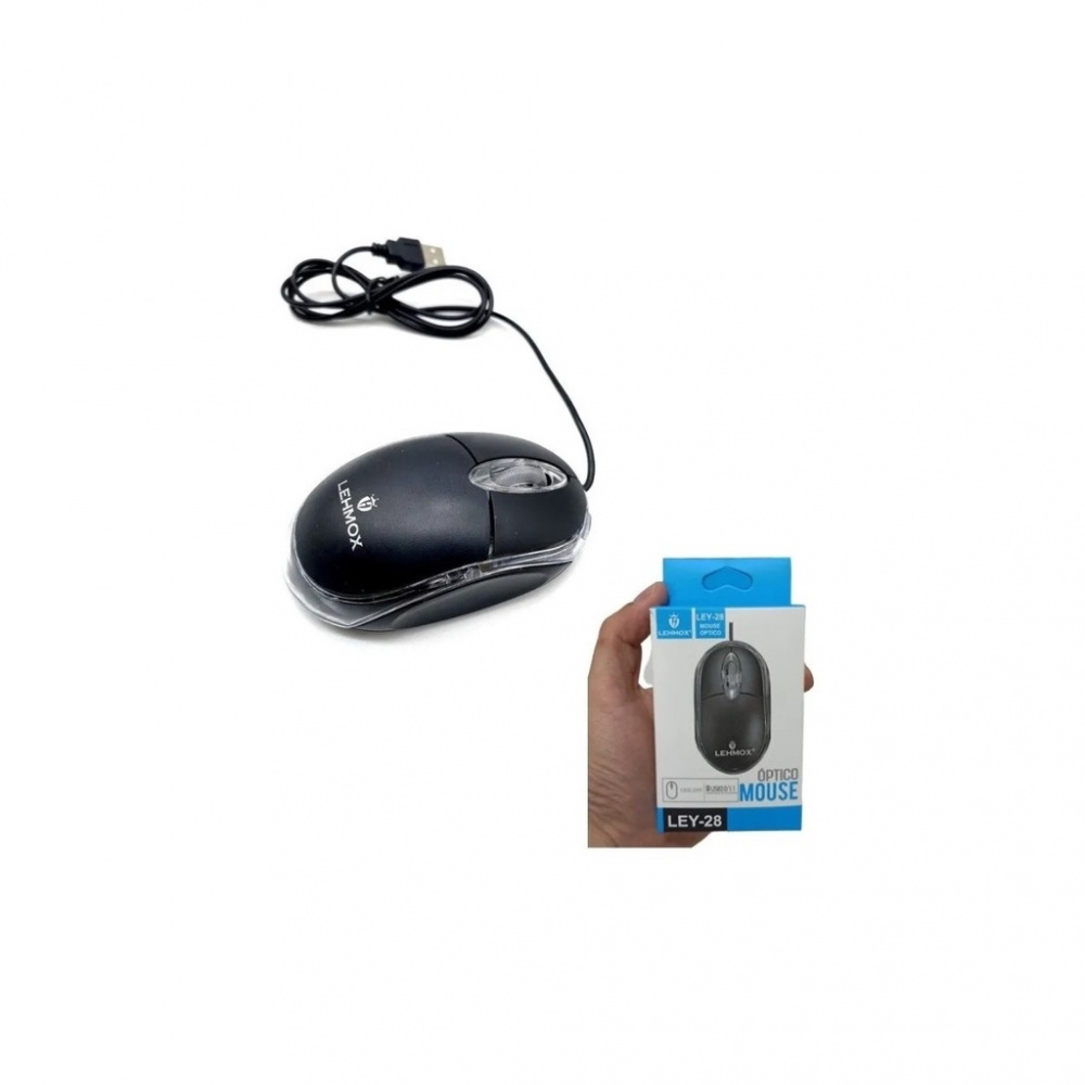 Mouse Óptico Usb Lehmox Ley-28 Usb - Grupo Connexion Mouse Óptico Usb Lehmox Ley-28 Usb - Grupo Connexion