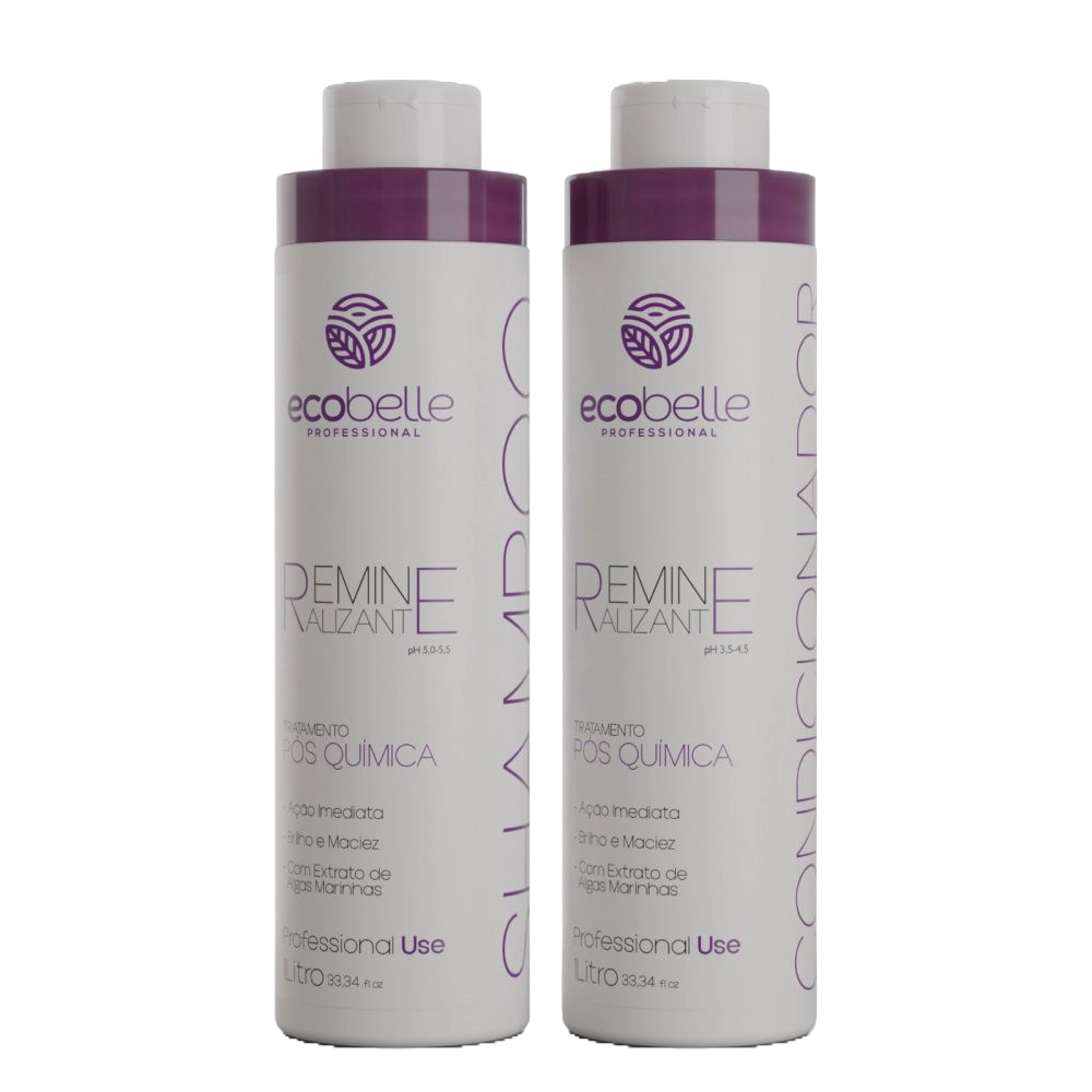 Shampoo e Condicionador Algas Marinhas 1L Eco Belle - Grupo EcoBelle