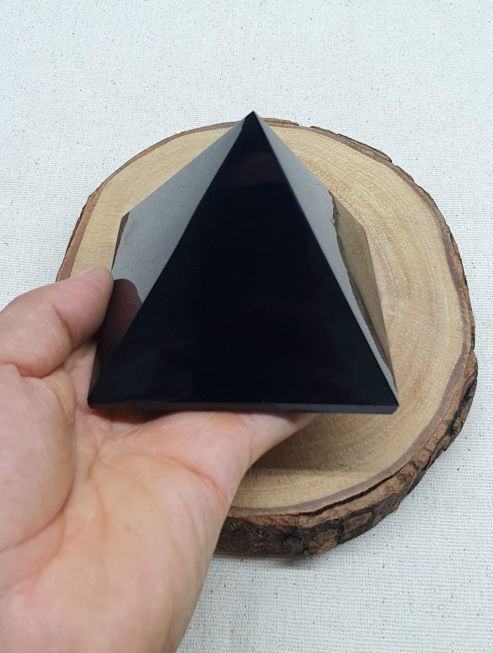 Pirâmide Obsidiana Negra - GW Cristais