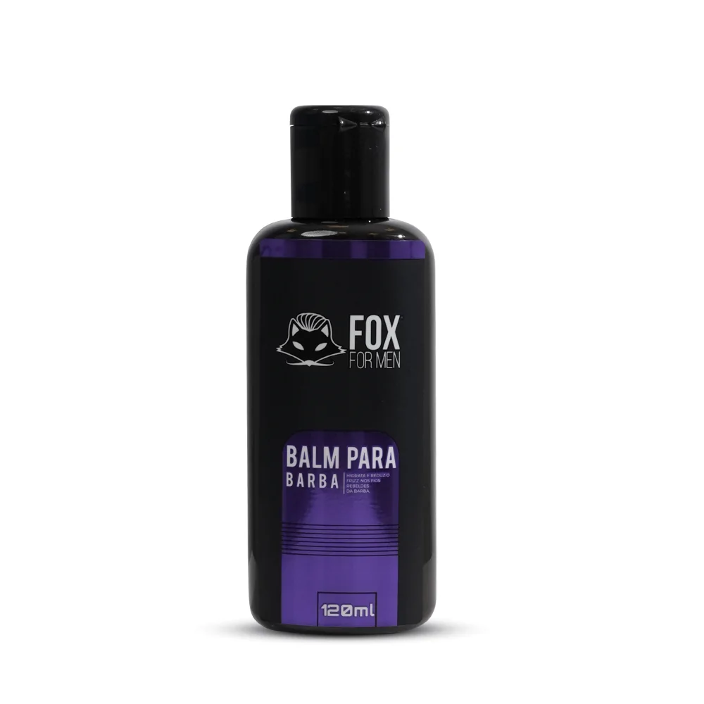 BALM PARA BARBA 120ml - FOX FOR MEN - HenriqueDoMinox - Cabelo e Barba!