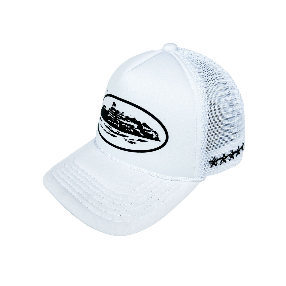 Boné Corteiz Alcatraz Trucker White - HFG Sneakers