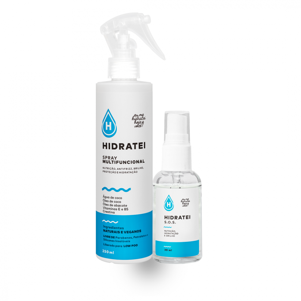 Kit Hidratei Spray + Sérum SOS - Hidratei