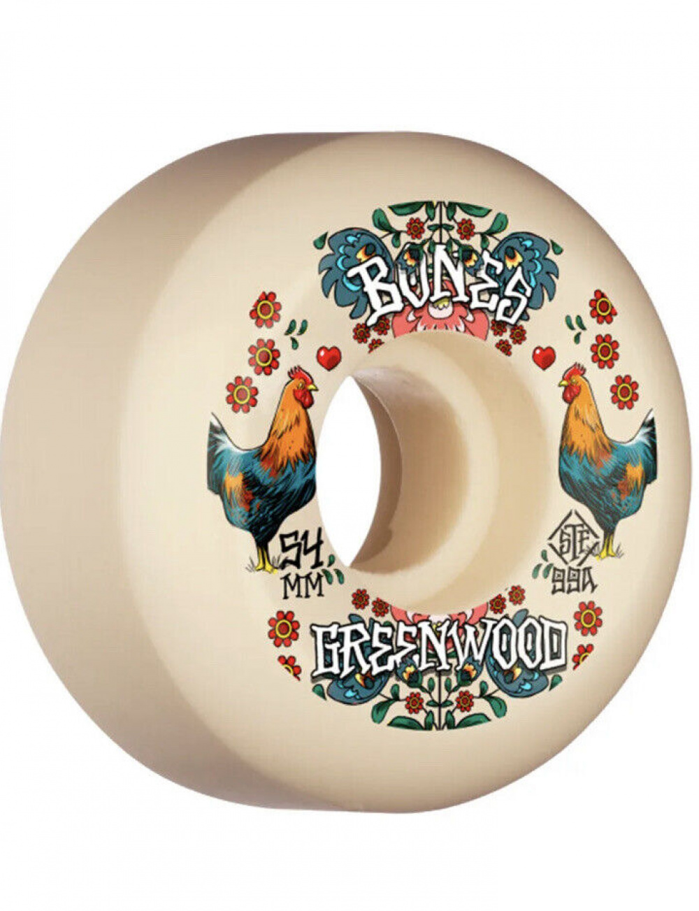 Roda Bones STF Greenwood Decoupe 52mm 99A V5 Side White - Holy Skate ...
