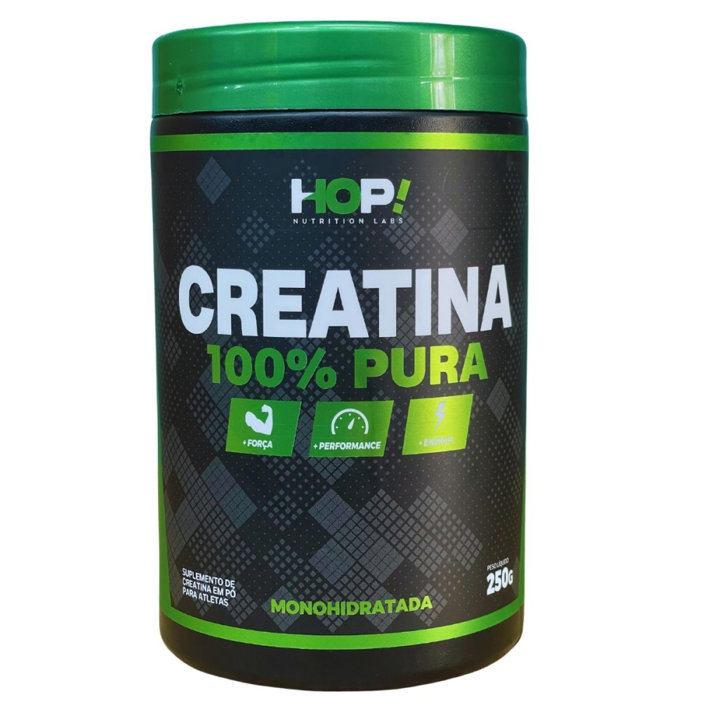 Creatina 100% Pura Monohidratada - 250g - Hop Suplementos