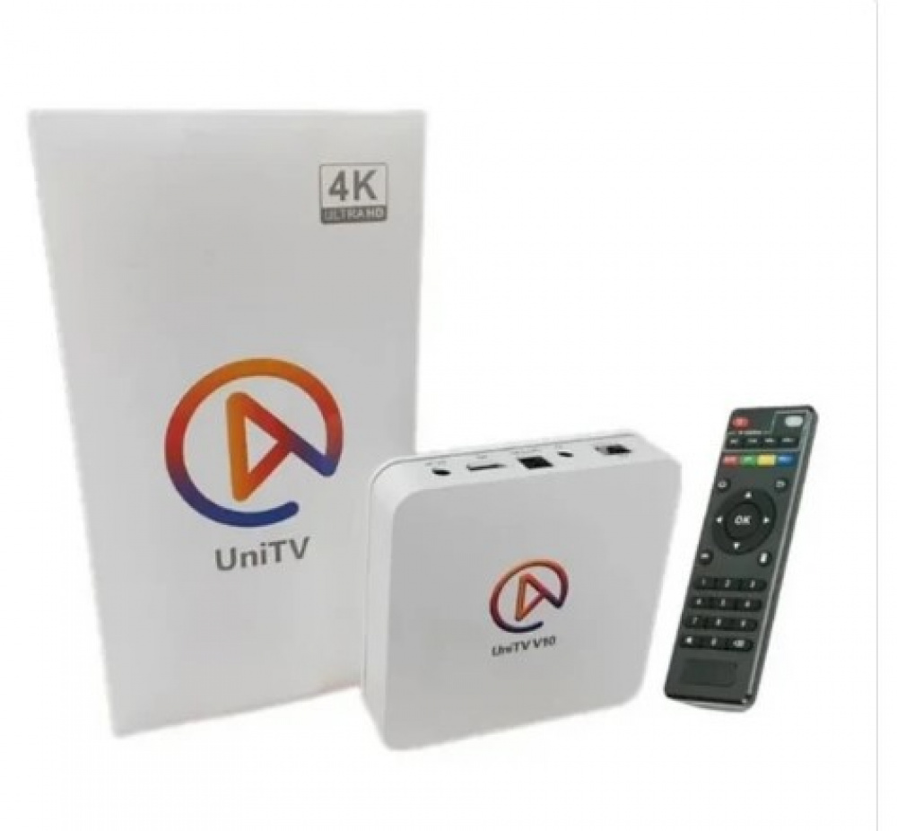 UNITV V10 Tv Box com Todos os Canais Liberados, Sem Mensalidade e Acesso Vitalício - Tecno Play