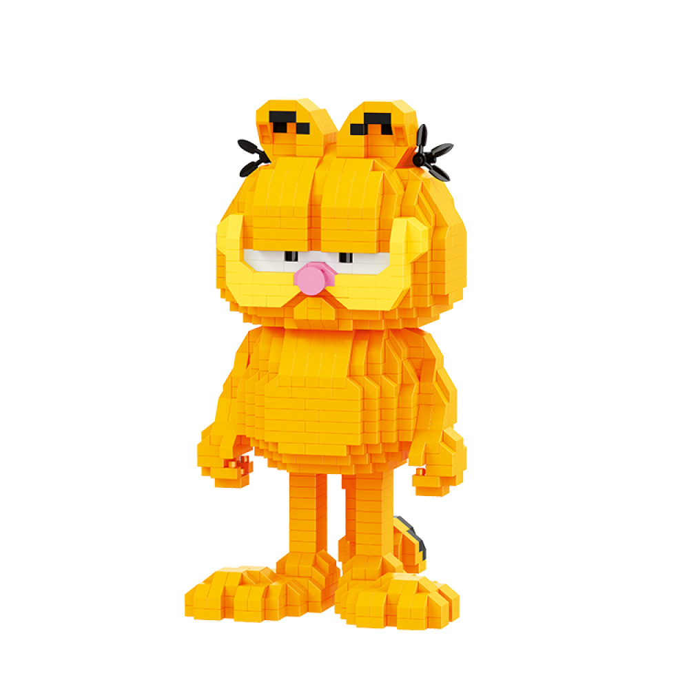 Bloco De Montar Garfield O Gato Padrão Lego Nickelodeon Novo - Hype ...