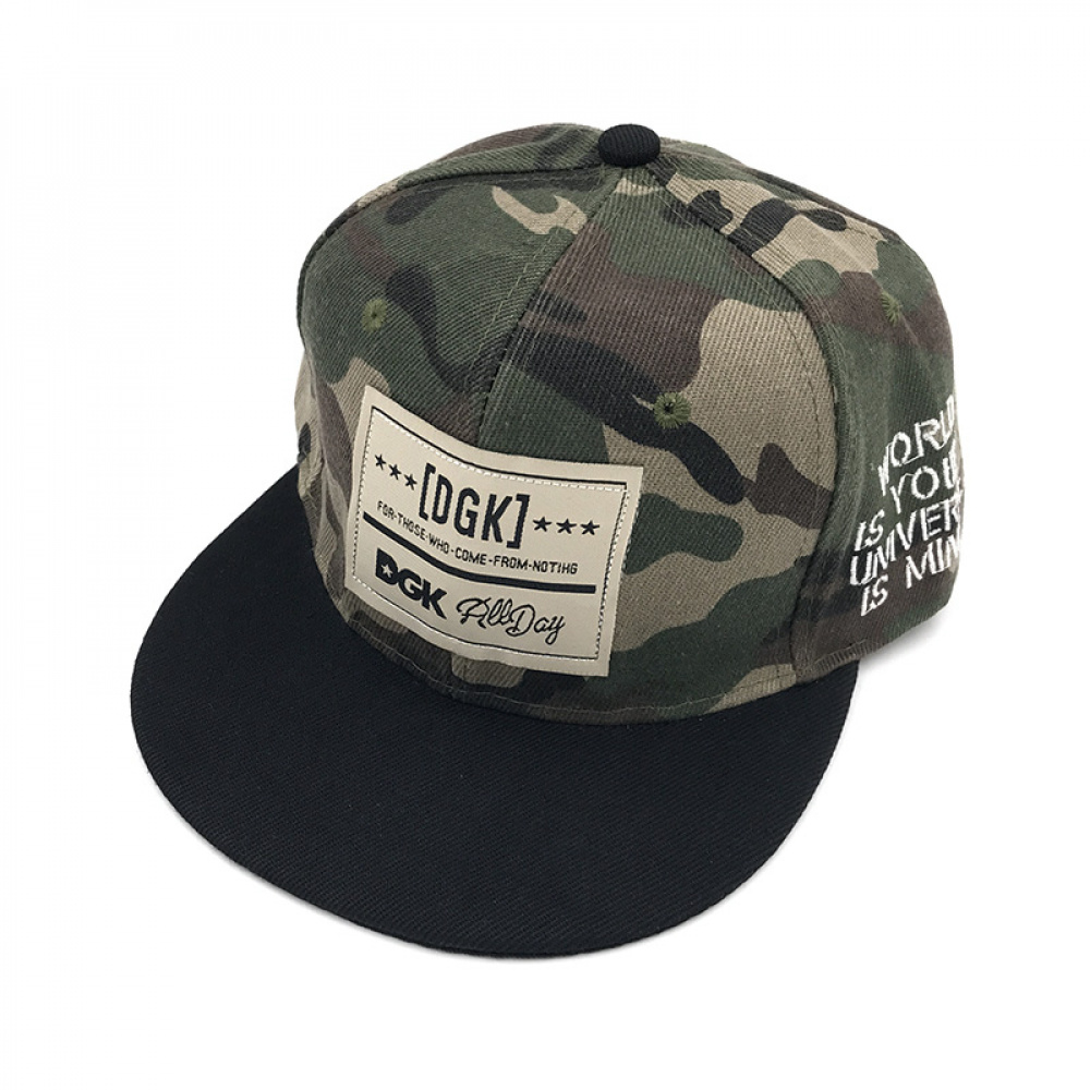 Boné DGK Design Camuflado Aba Reta Novo Baseball Bordado - Hype Loja ...
