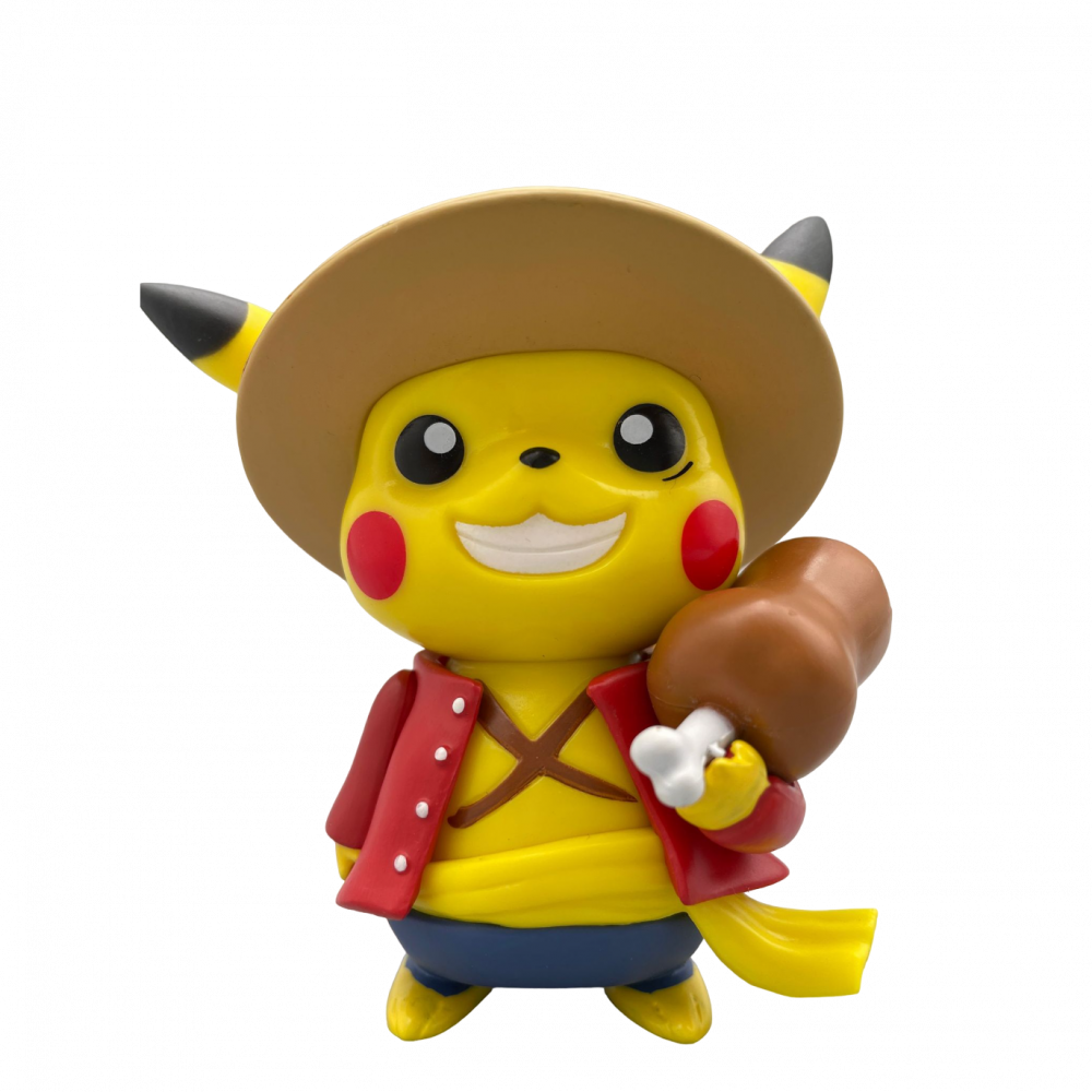 Boneco Pokémon Pikachu Monkey D. Luffy One Piece Promoção - Hype Loja ...