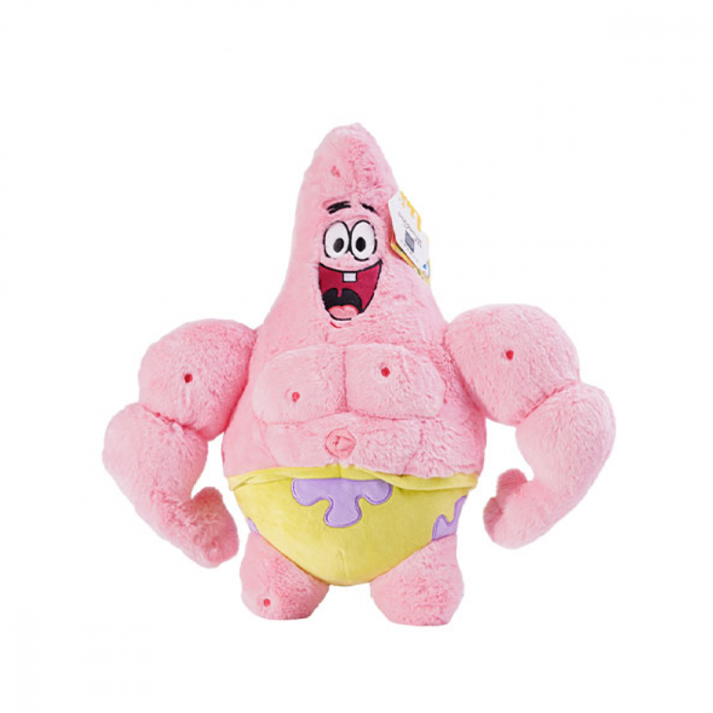 Pelúcia Bob Esponja Bombado Forte Musculoso Nickelodeon 32cm - Hype ...
