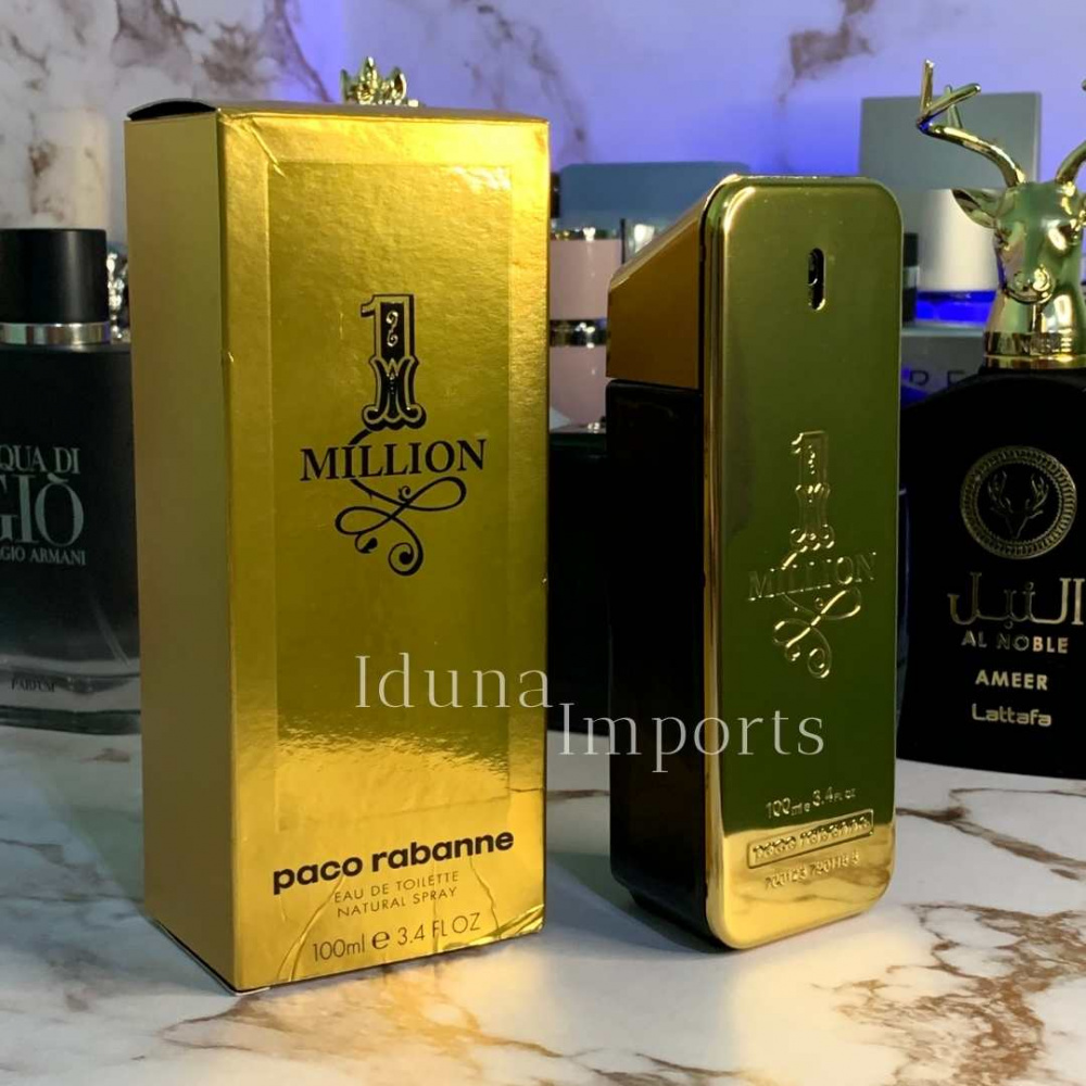 Paco Rabanne 1 Million EDT 100ml Masculino Original c/Selo ADIPEC ...