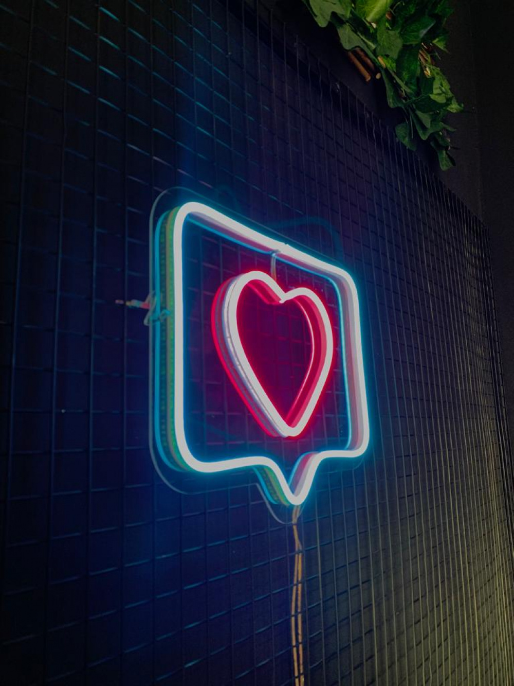 Placa Luminaria Led - instagran - ikkidecor