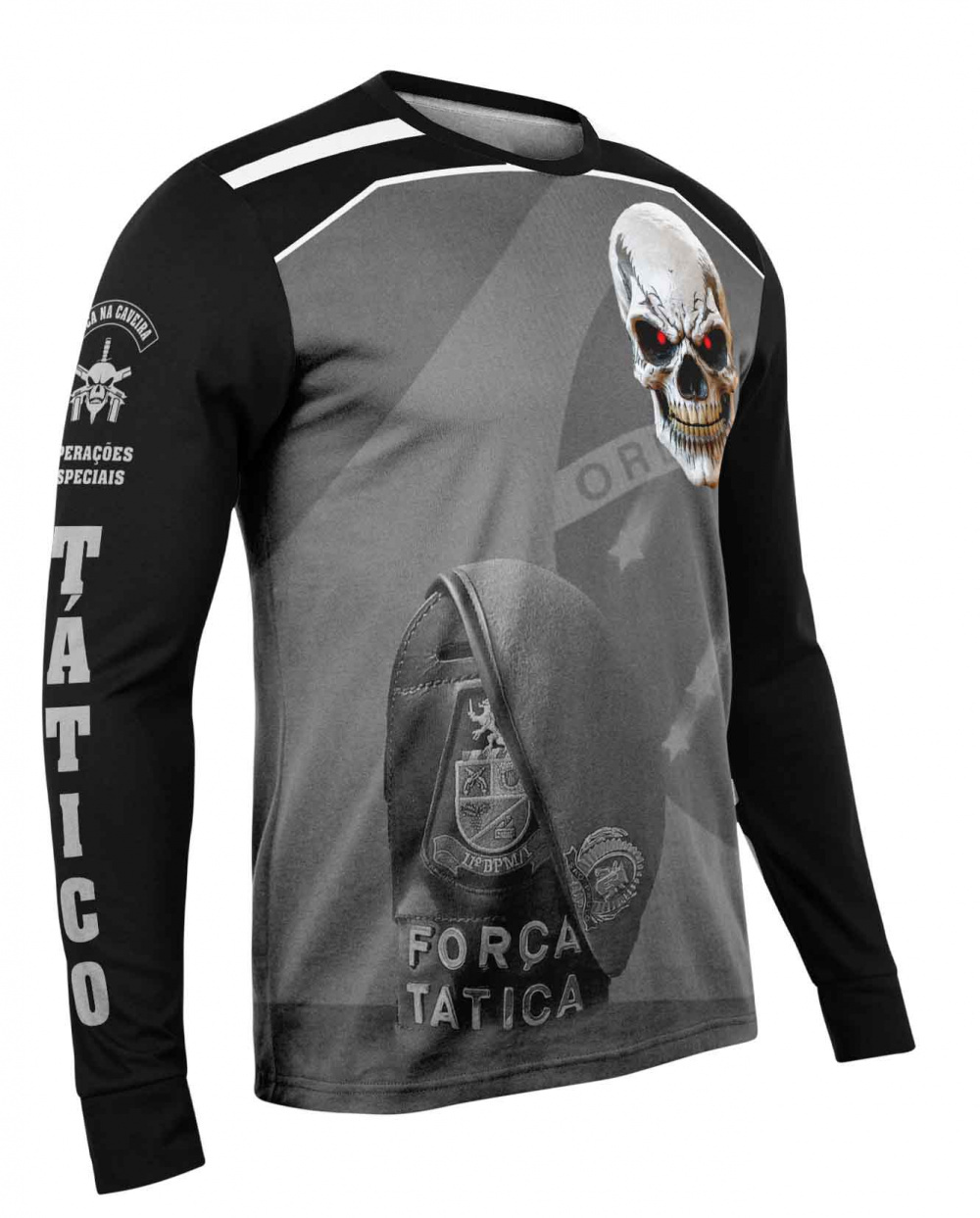 Camiseta Camisa Força Tatica Pm Ml Uso Liberado - IMPACTO PERFECT CAMISETAS