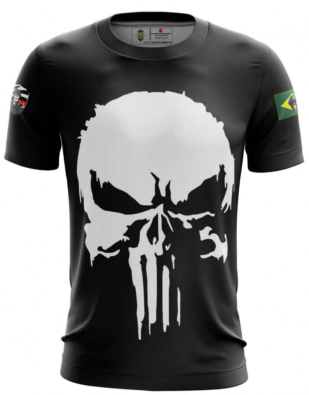 Camiseta Camisa Rota Boinas Negras Policia Militar - IMPACTO PERFECT ...