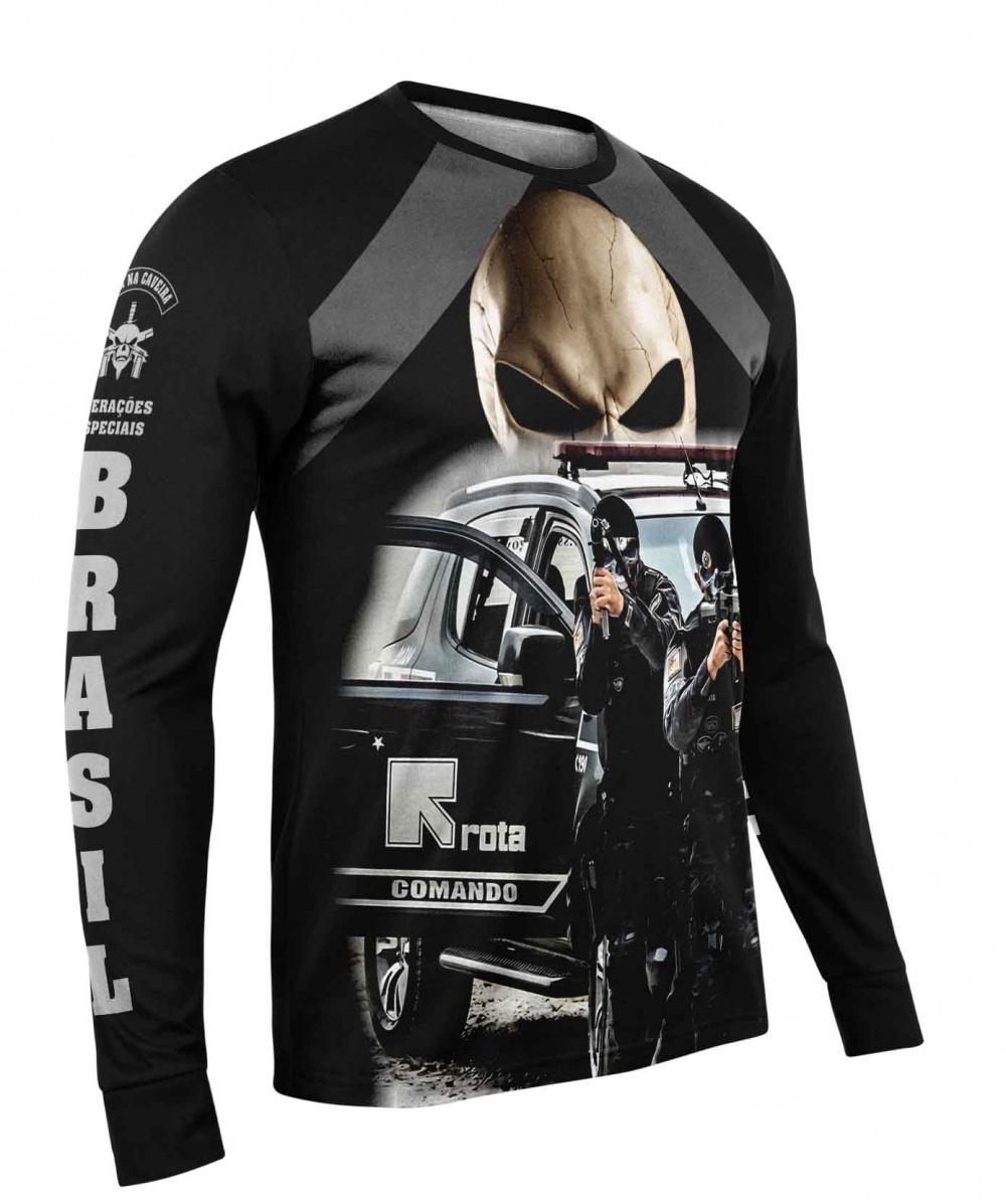 Camiseta Camisa Rota Policia Militar Uso Liberado - IMPACTO PERFECT ...