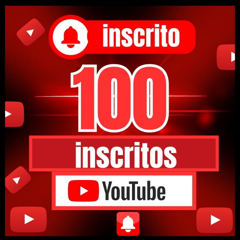 100 inscritos Youtube - Império digital