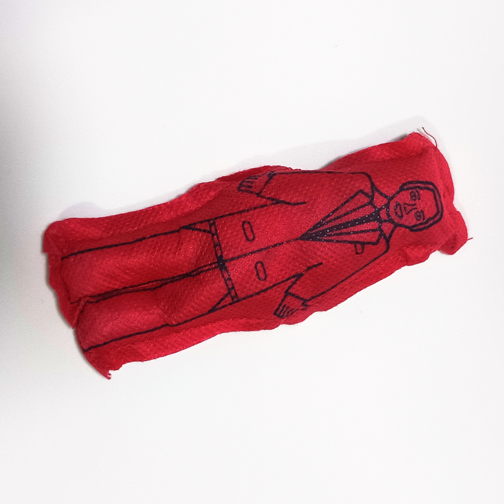 BONECO VODU VERMELHO MASCULINO - Imperio do Seu Zé