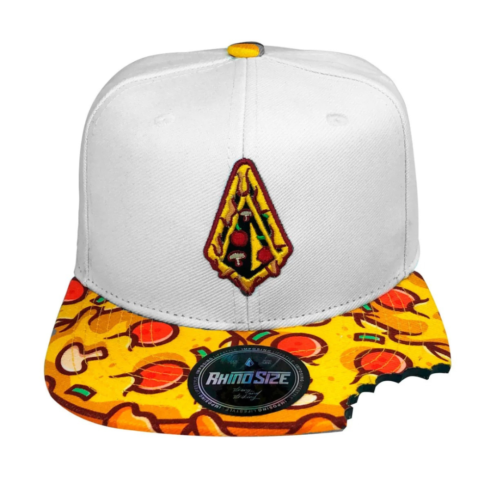 Boné Rhino Size Pizzaiolo Aba Reta Branco - Império Negro