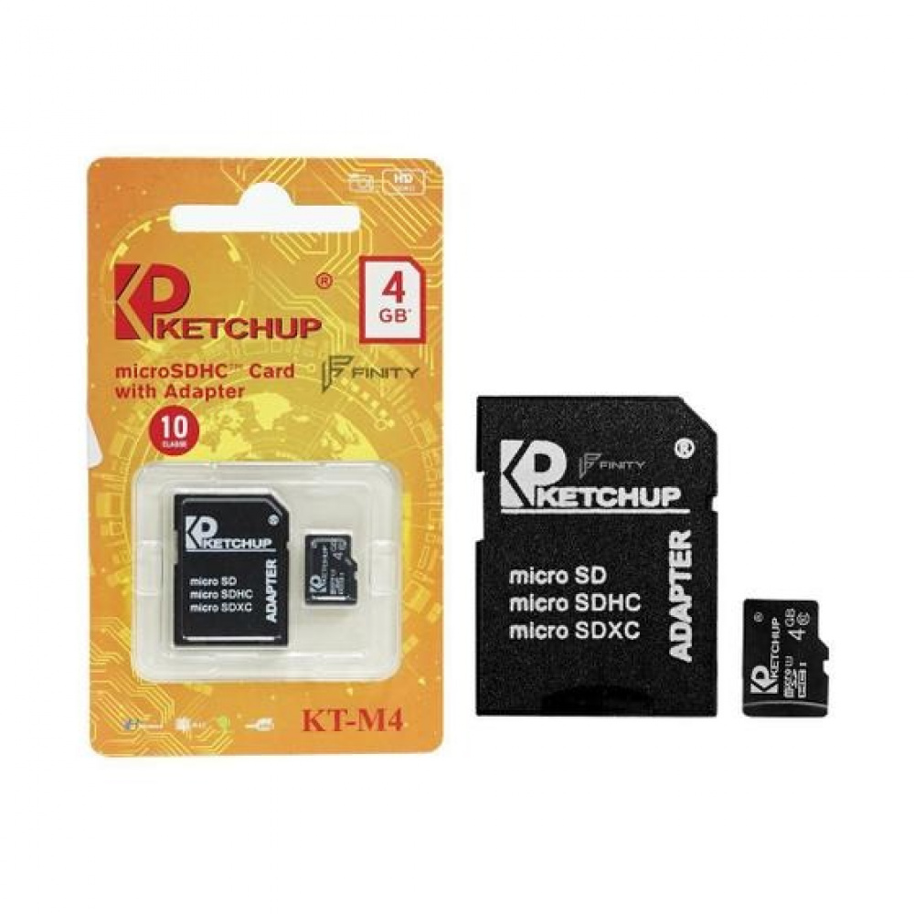 Cartão de Memória 4G Micro SD com adaptador - Inforleo