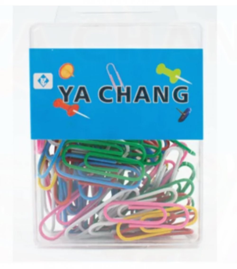 CLIPS COLORIDO CAIXINHA COM 60 UNIDADES - Inspirar Papelaria