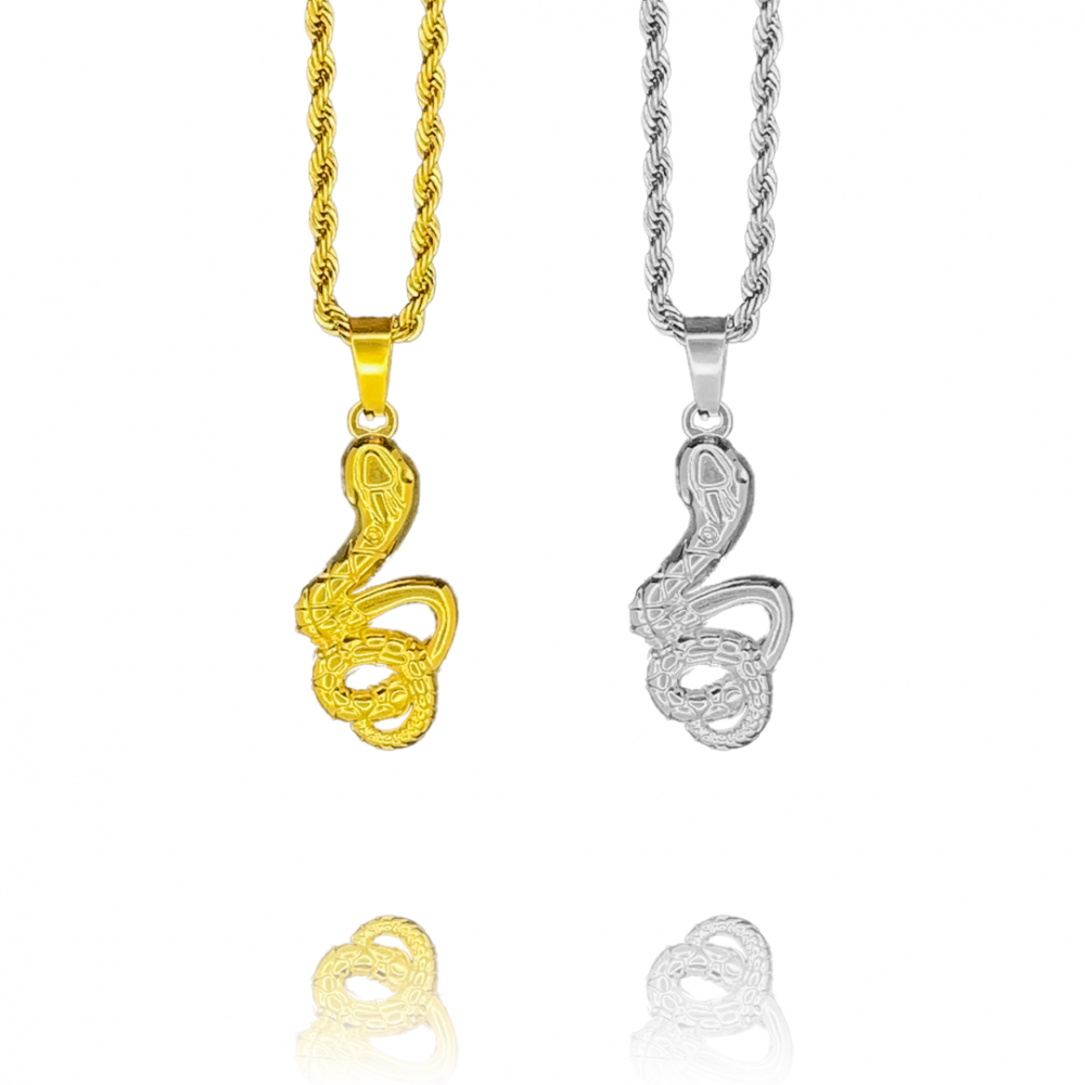 Colar Snake - Aço Inox - Inspire Adriana