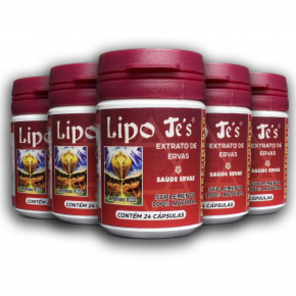 Lipo Je's Original 100 Frascos - Natural Distribuidora