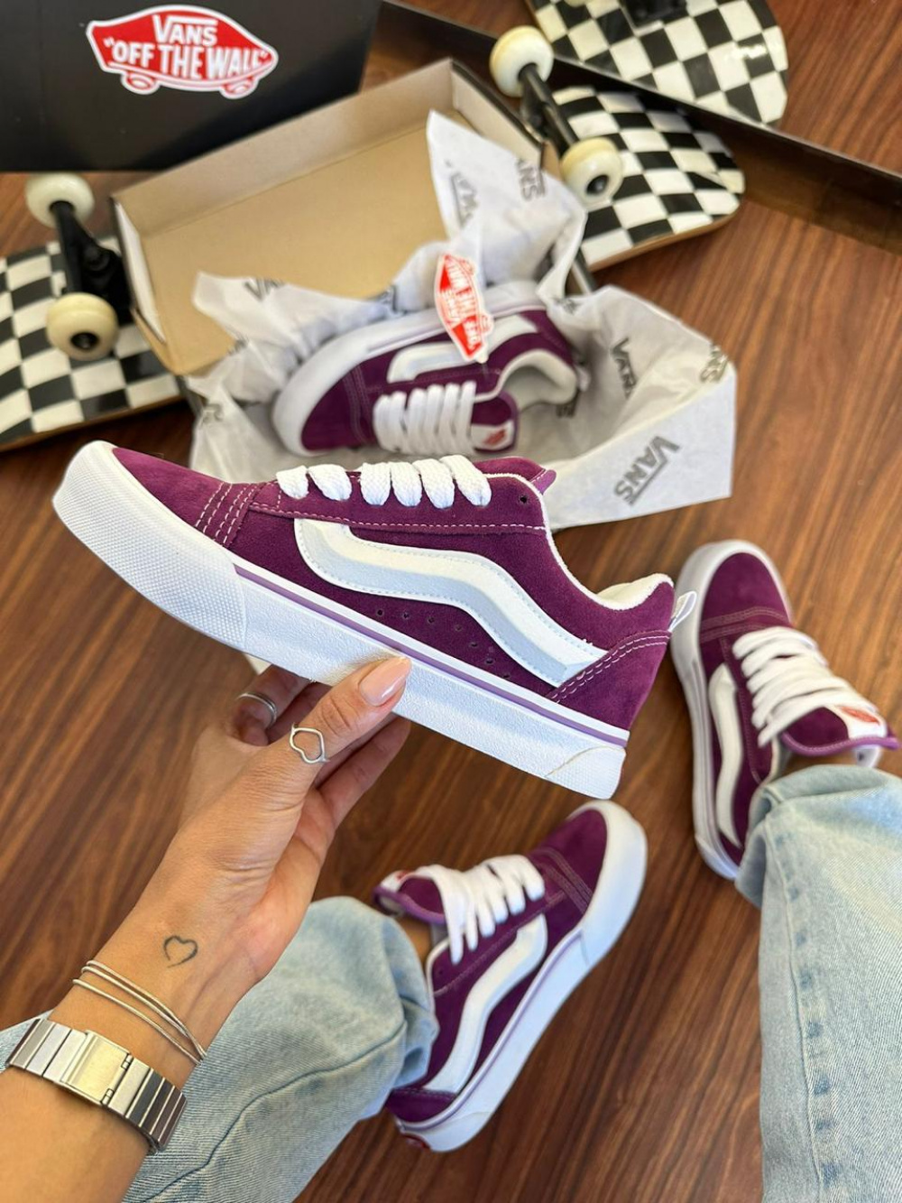 Vans Knu Skool Vinho - Estilo Seu