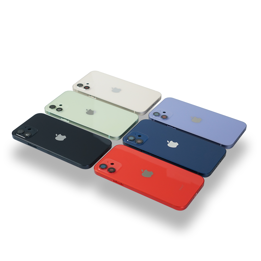 Carcaça iPhone 12 Chassi Aro Traseira Original Premium - Ipece Solution ...