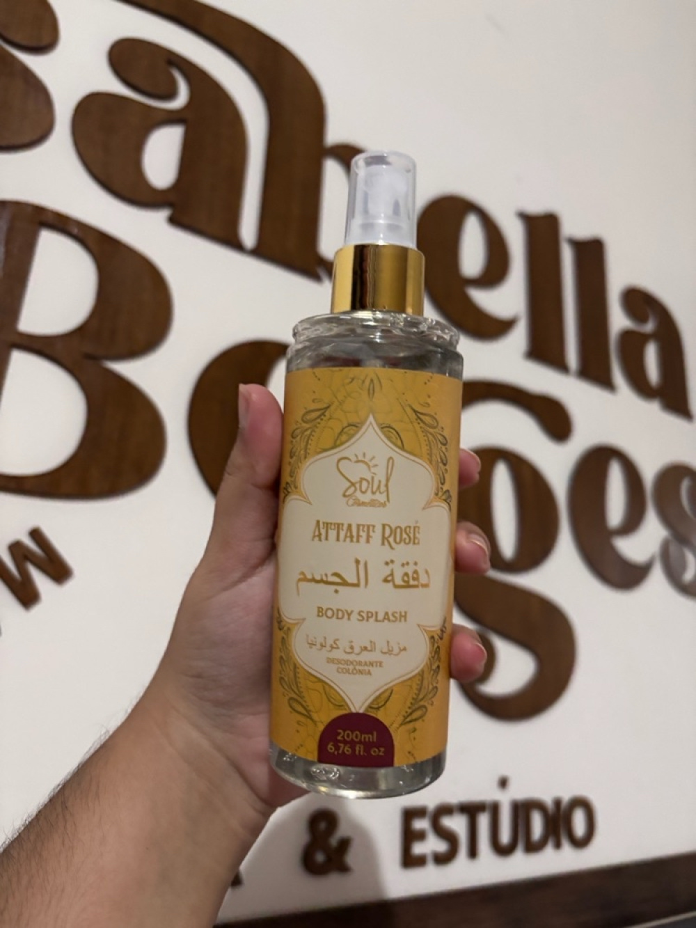 Body Splash Attaff Rosé - Soul - Isabella Borges Store