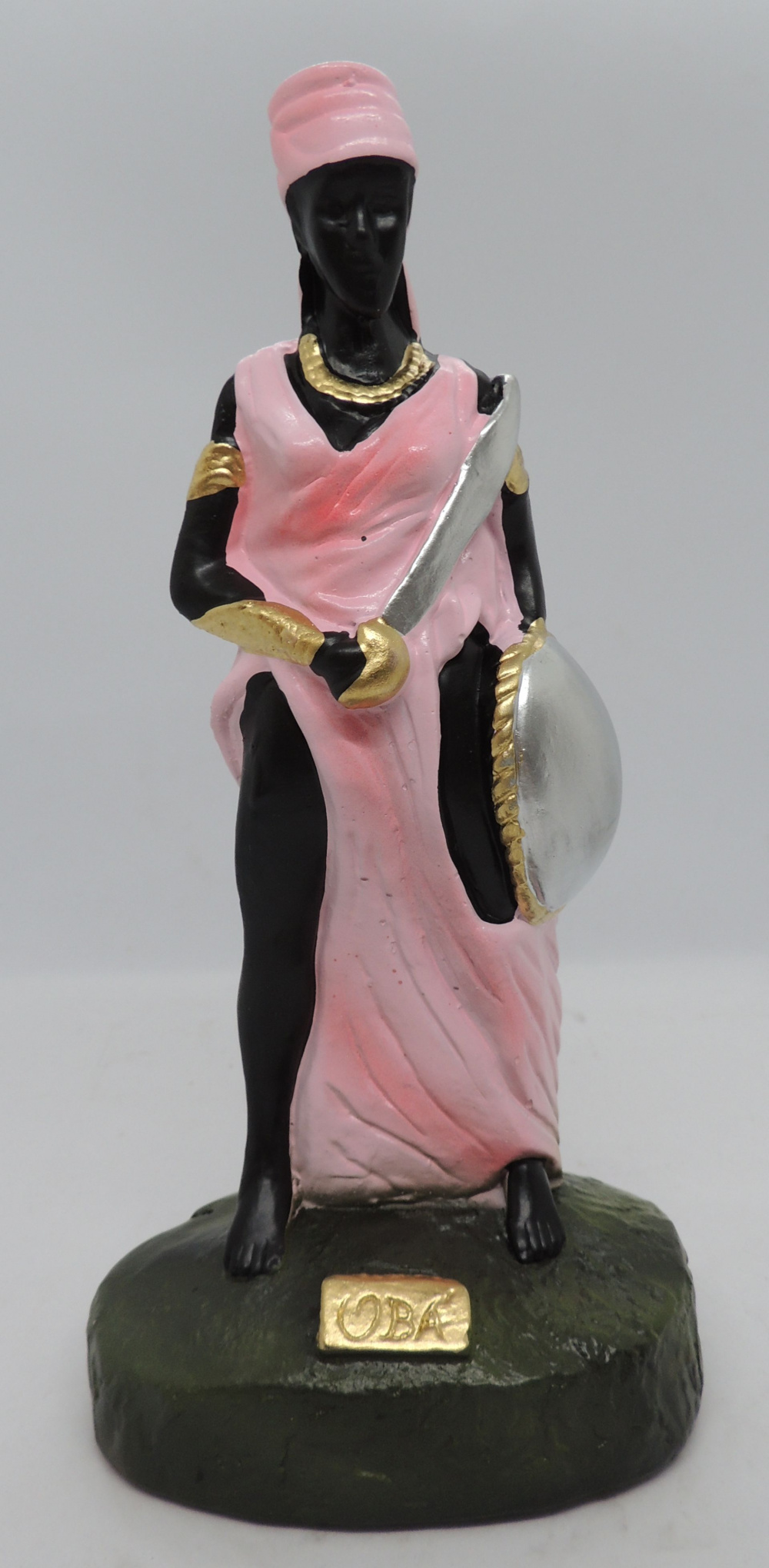Estátua Imagem Obá Candomble 25cm - Ita Balago - Loja de Artigos Religiosos