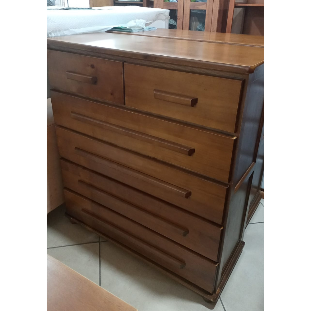 Cômoda Madeira Maciça Russa 036 1,10 lar x 1,20 alt x 0,46 prof ...