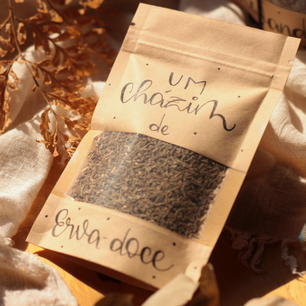 Sachê de Chá - Erva Doce - Jaque Salles Ateliê