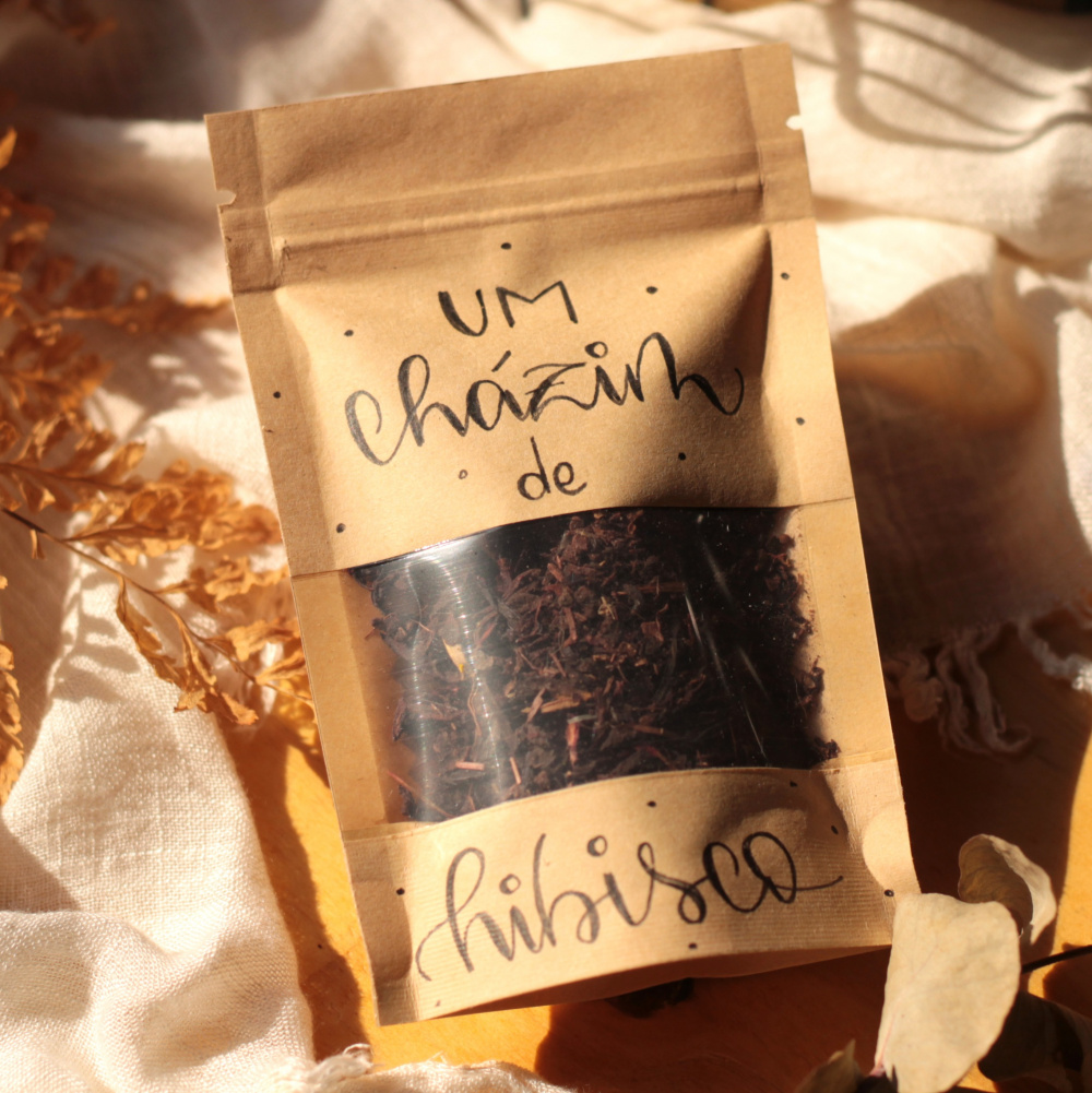Sachê de Chá - Hibisco - Jaque Salles Ateliê