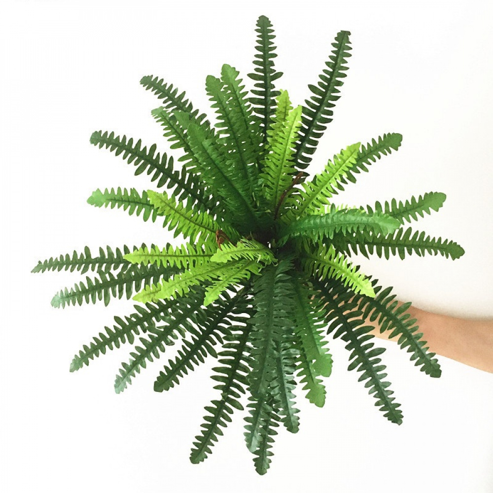 Samambaia Artificial de Plástico para Parede - Decoração de Jardim ...