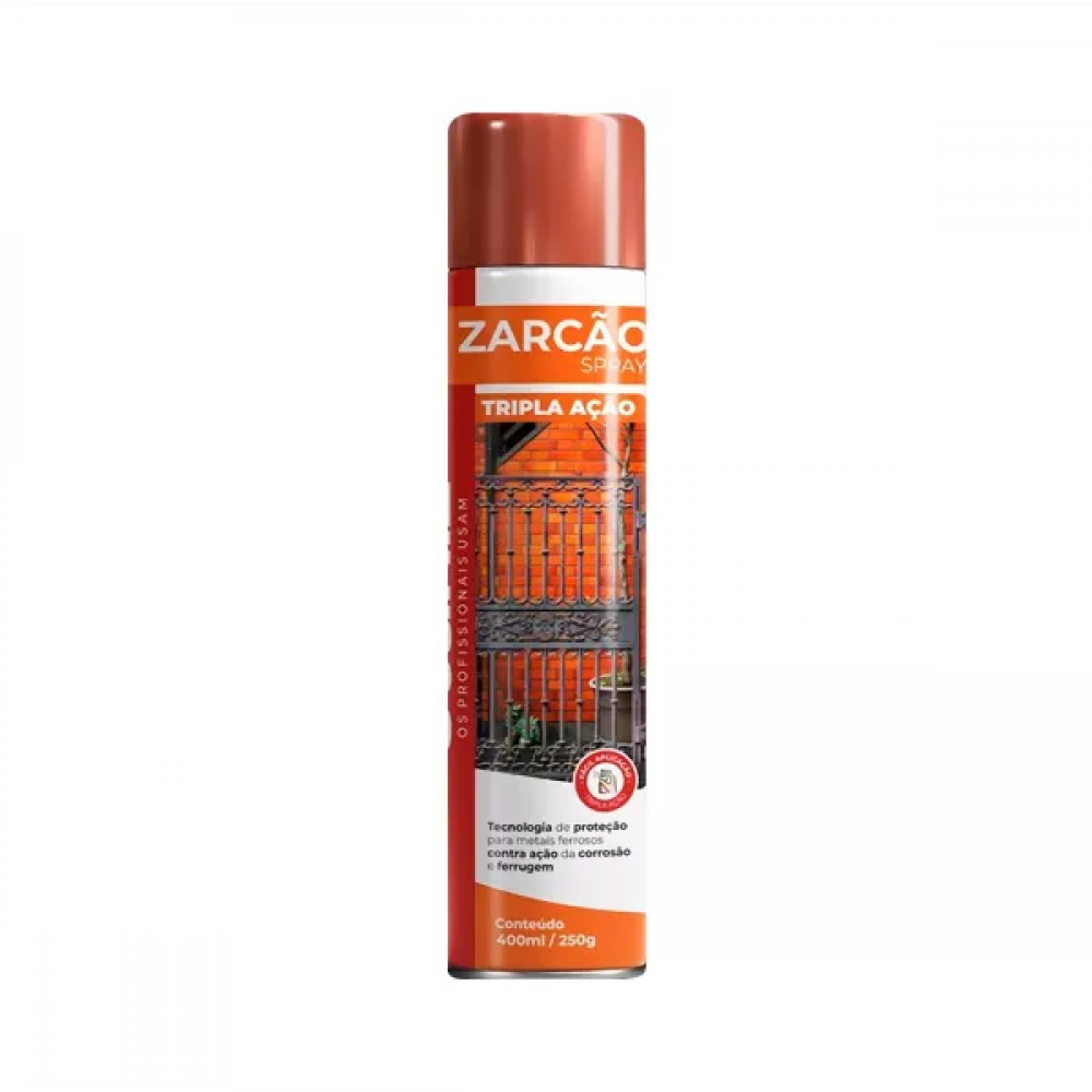TINTA SPRAY ZARCÃO LARANJA - 400ML ETANIZ - J.C Santos AutoPeças