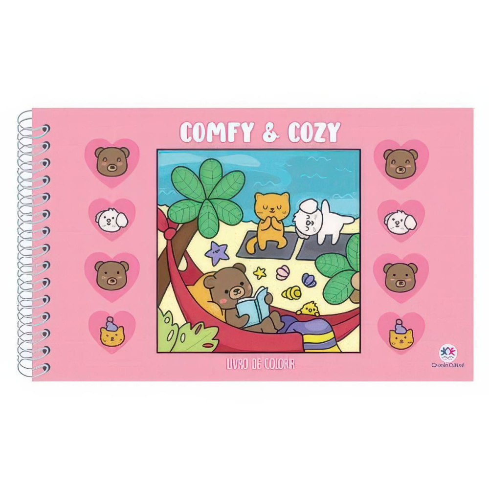 Livro Comfy And Cozy Bobbie Goods - Edição Pink - CAPA DURA HOLOGRÁFICA ...