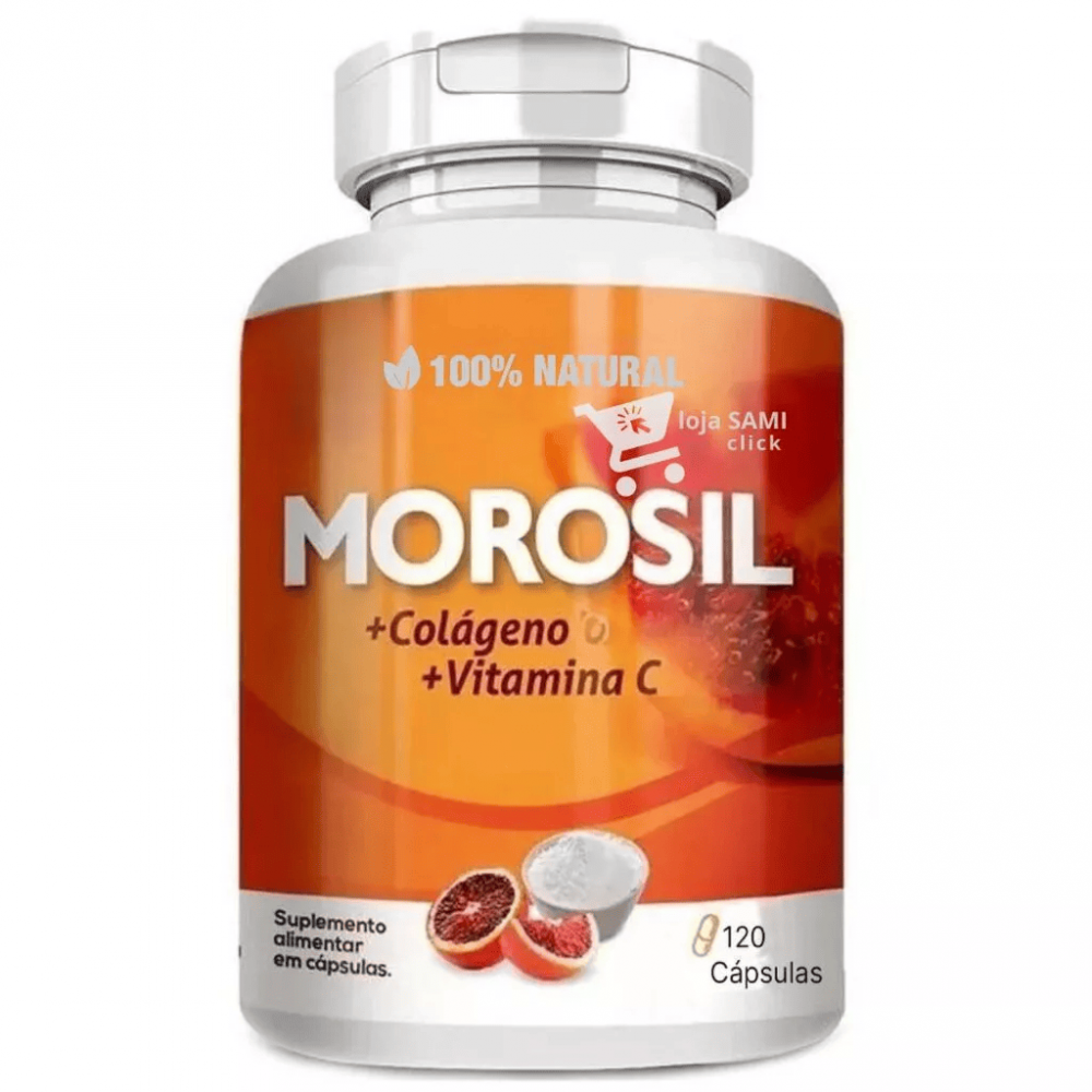 Morosil + Colágeno + Vitamina C - 120 cápsulas 500mg - Farmazil