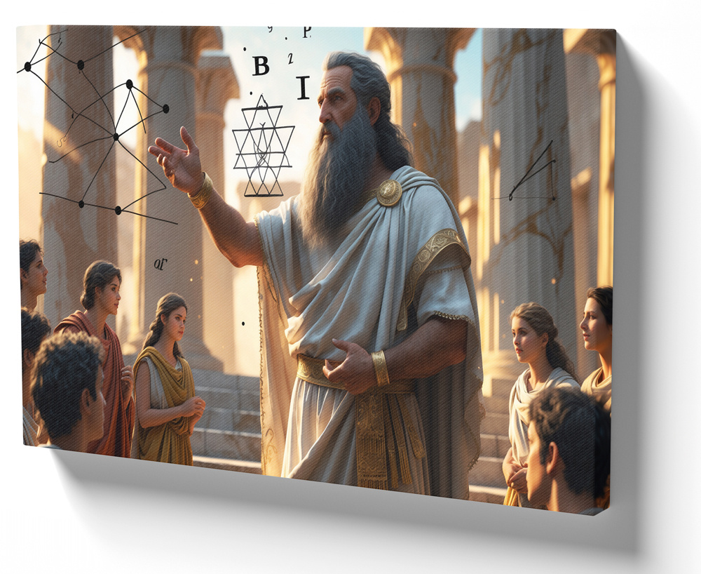 Quadro Pitágoras matemático - Jnana Gita
