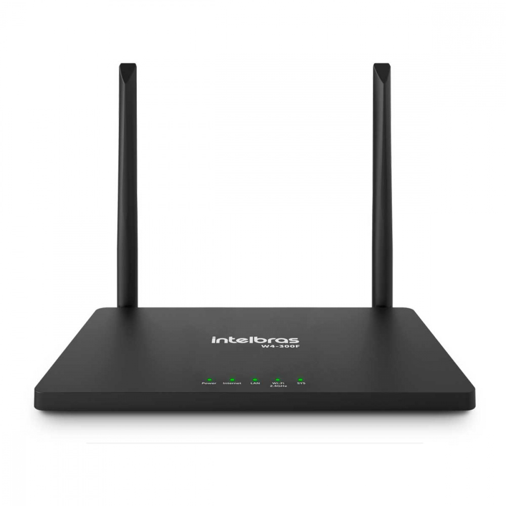 Roteador Intelbras Wireless 4 Portas W4-300f - JNW Soluções em Informática