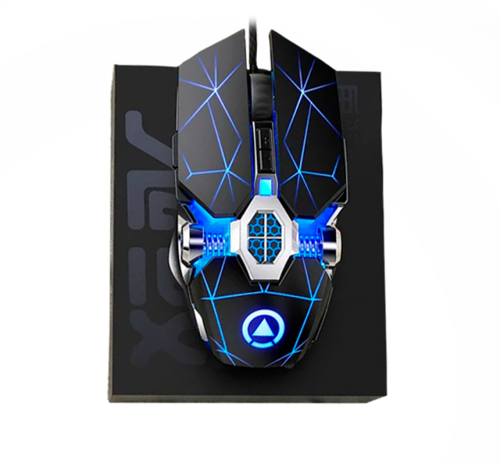 Mouse Gamer 10moons RGB 3200 DPI - Wave Pop