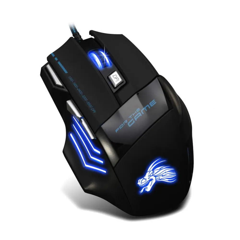 Mouse Gamer Alloyseed RGB 5500 DPI - Wave Pop