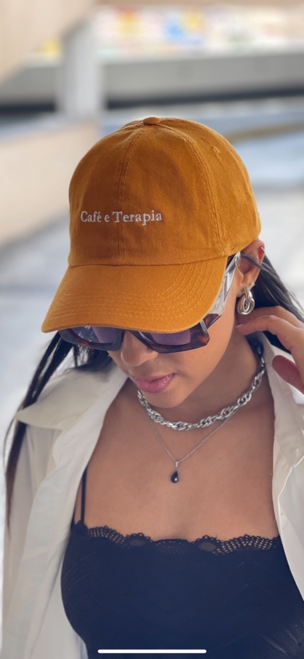 Boné- Café e Terapia - Joyju