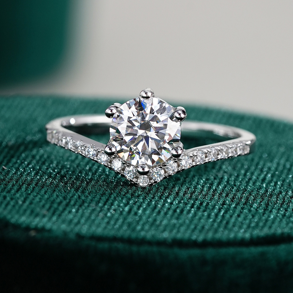 Aliança Moissanite 100 Pontos - JOYLA