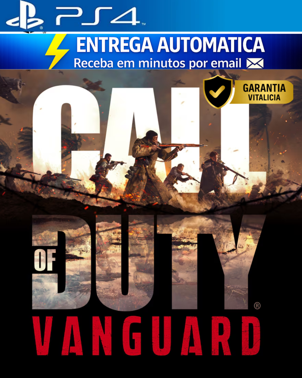 Call of Duty Vanguard Ps4 Midia Digital - Jp Games - O seu espaço Gamer
