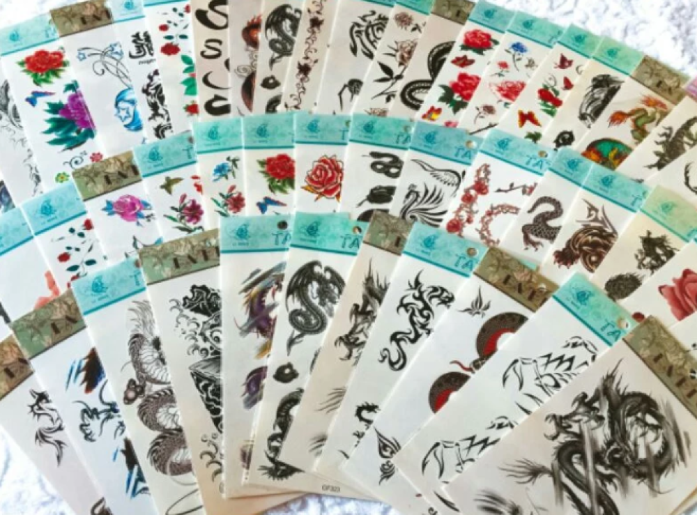 Kit com 12 Tatuagens Temporarias - JS magazine