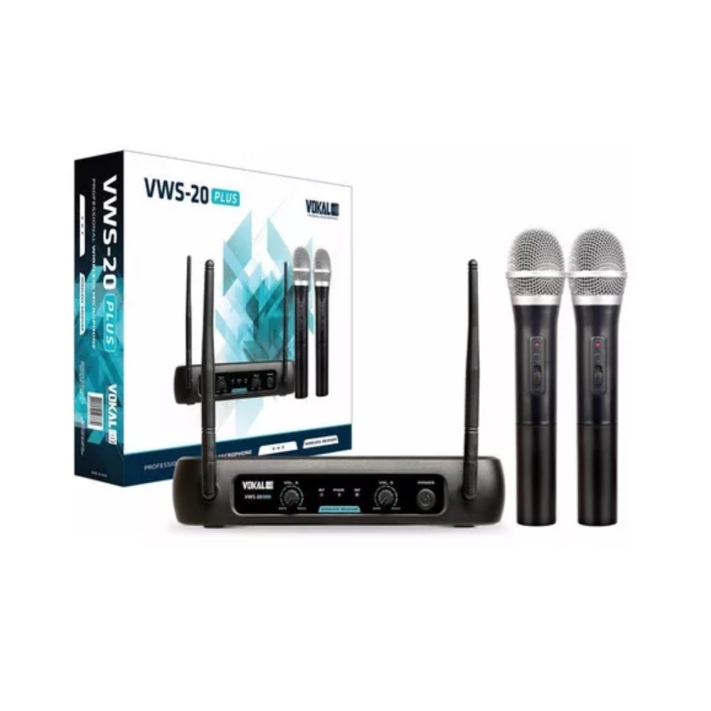 Microfone Sem Fio Duplo Vhf Profissional Vokal Vws-20 Plus - KAJES ... Microfone Sem Fio Duplo Vhf Profissional Vokal Vws-20 Plus - KAJES ...